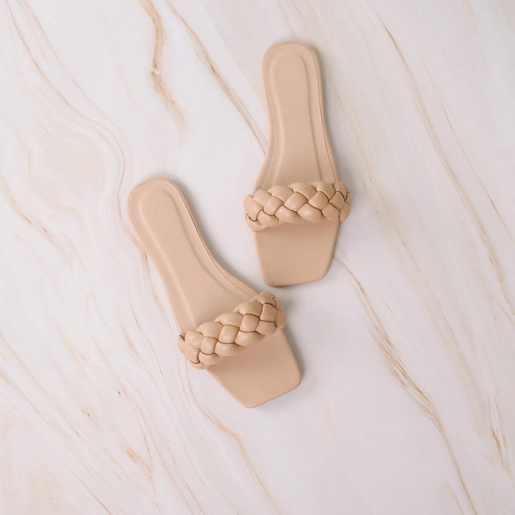 Kimi Barefoot Vina Flat Braided Sandals | Lazada PH