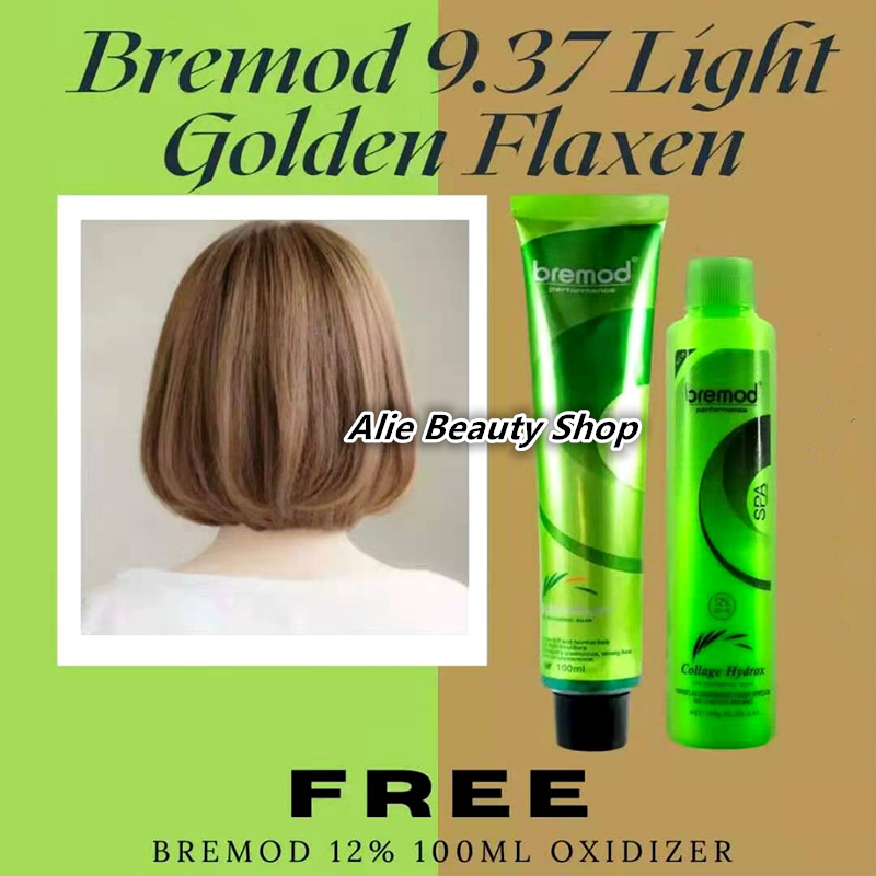 Bremod 9.37 + Bremod 12% 100ml Oxidizer FREE - Light Golden Flaxen ...