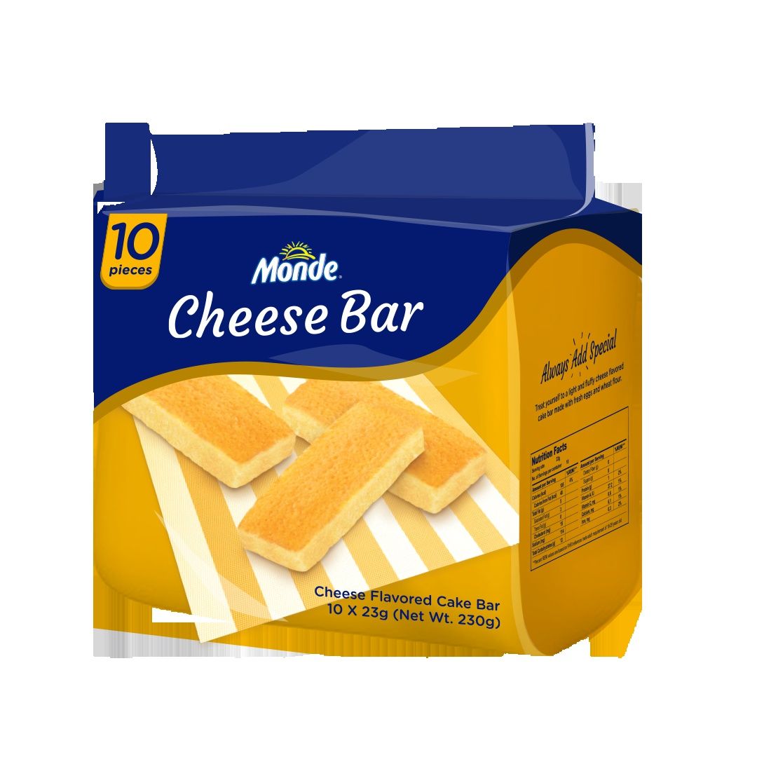 Monde Cheese Bar 23g X 10s | Lazada PH