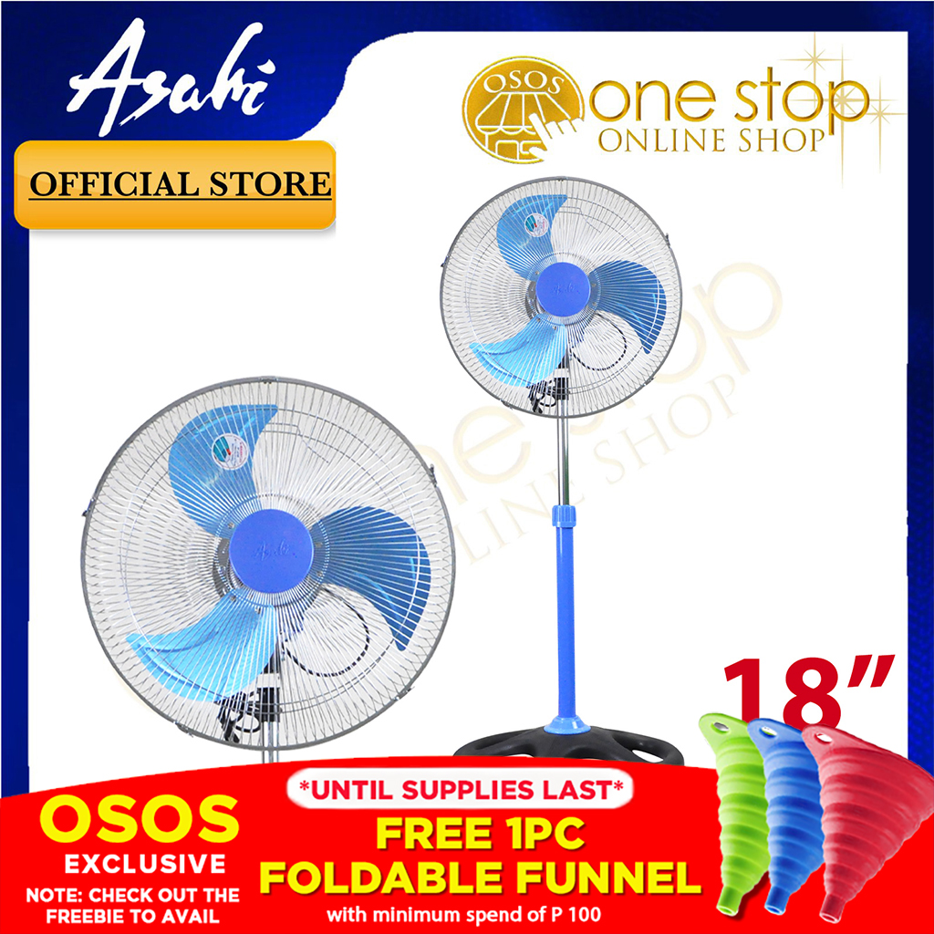 ASAHI Industrial 3in1 18" Stand Fan, Floor Fan, Wall Fan / Electric Fan ...