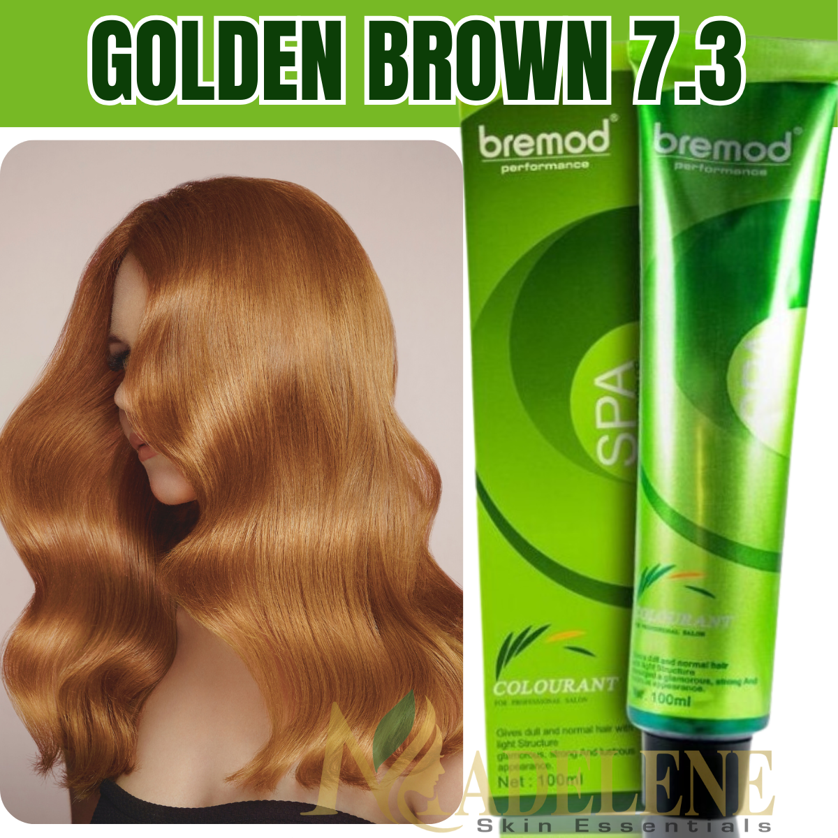 Bremod Hair Coulorant Cream 100ml For professional Salon(Copper, Red ...
