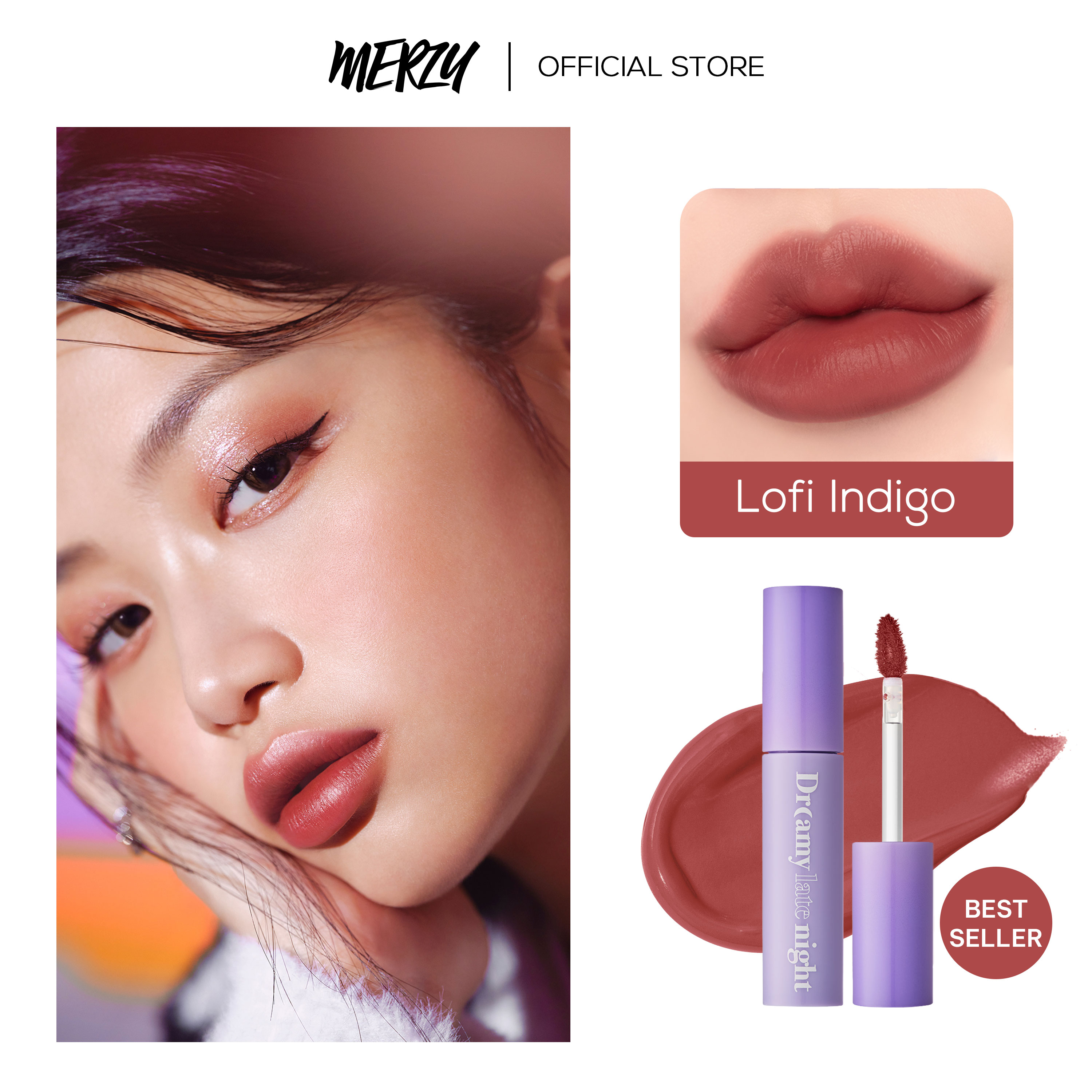 Merzy Bite The Beat Mellow Tint Dreamy Late Night M12 Lo-fi Indigo ...