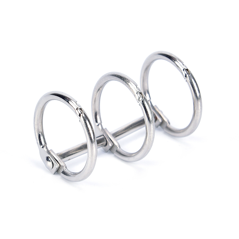 [Mimar] DIY Metal Clip 3 Holes Ring For Notebook Loose Leaf Diary Photo ...