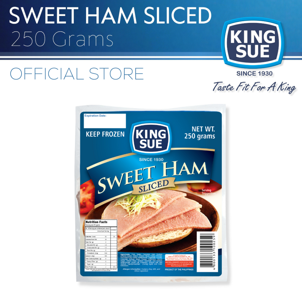 King Sue Sweet Ham, Sliced 250g | Lazada PH