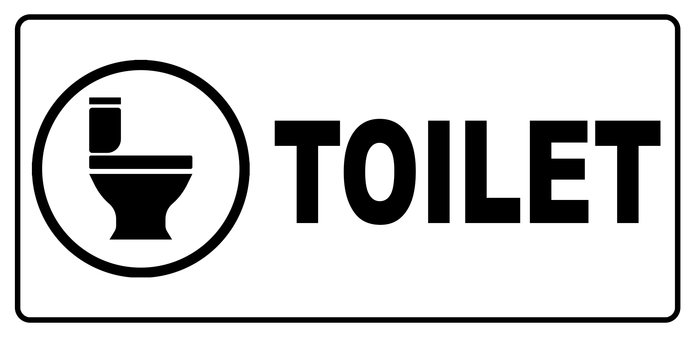 TOILET SIGNAGE PVC TYPE WATERPROOF AND NON-FADING | Lazada PH
