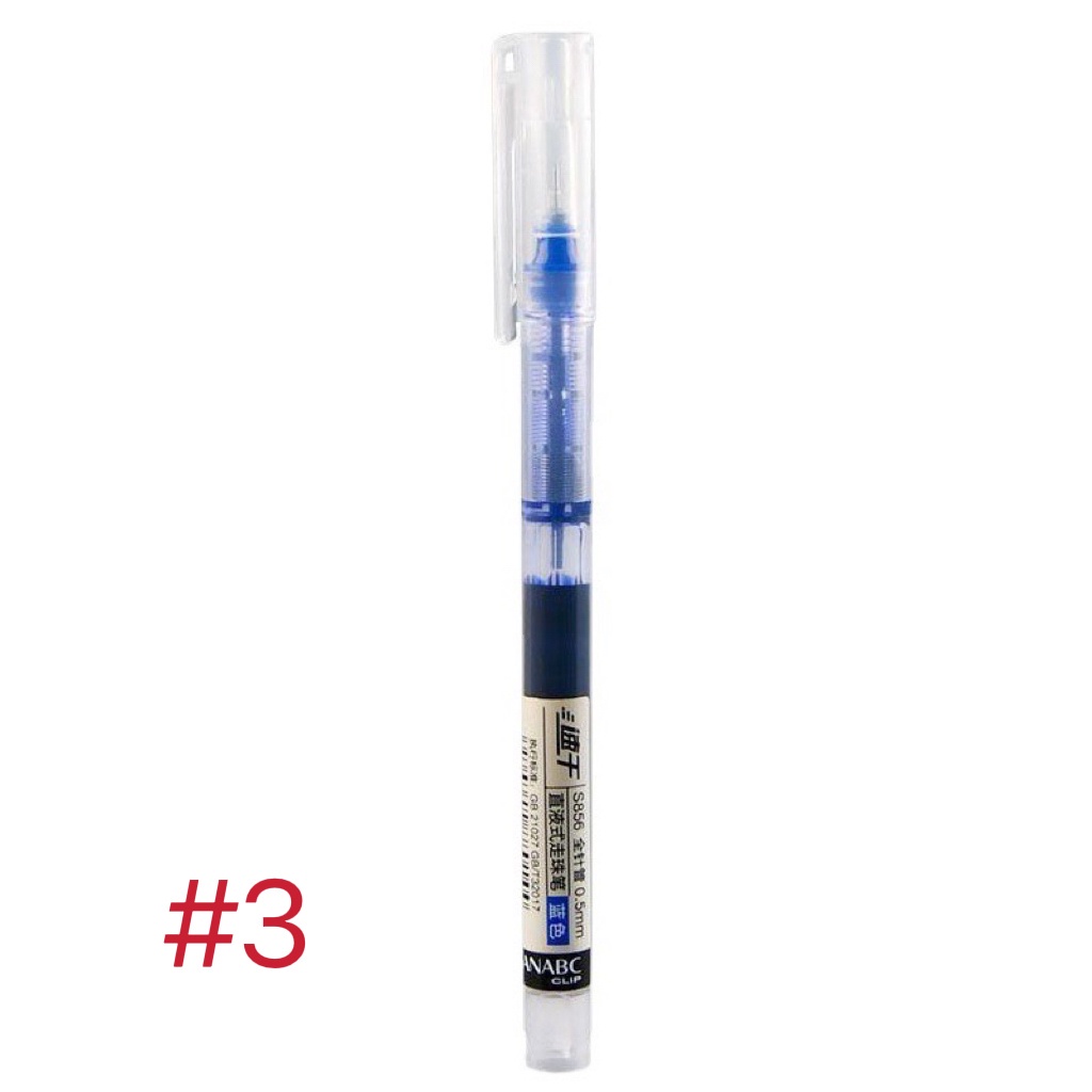 【Spot goods】Straight Liquid Rollerball Gel Gel Pen 0.5 Needle Tube ...