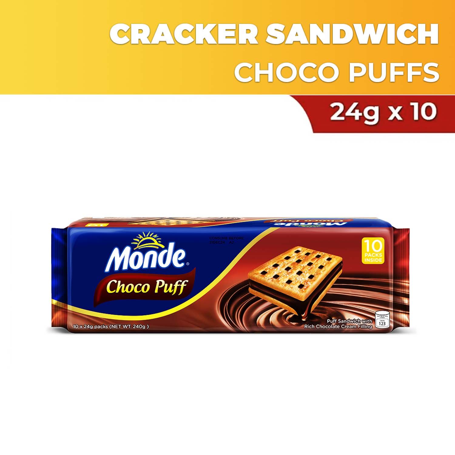 Monde Choco Puffs 24g x 10 | Lazada PH