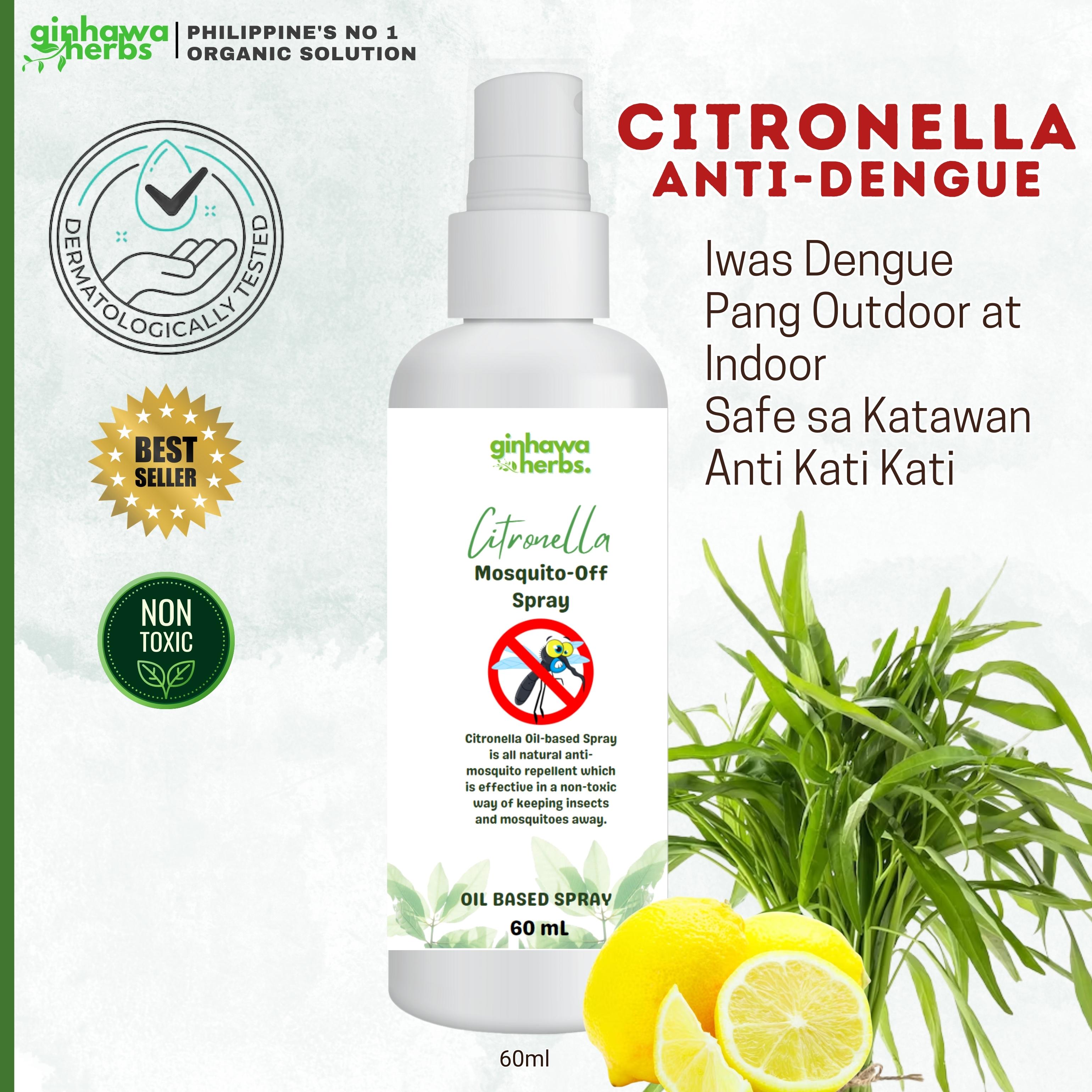 🌟[Ginhawa Herbs] Citronella Spray For Home, Anti Mosquito For Baby And ...