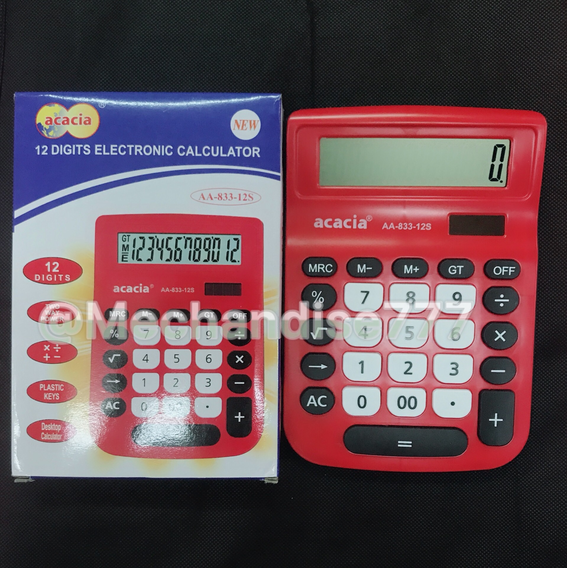 833-12S ACACIA 12 DIGIT ELECTRONIC CALCULATOR | Lazada PH
