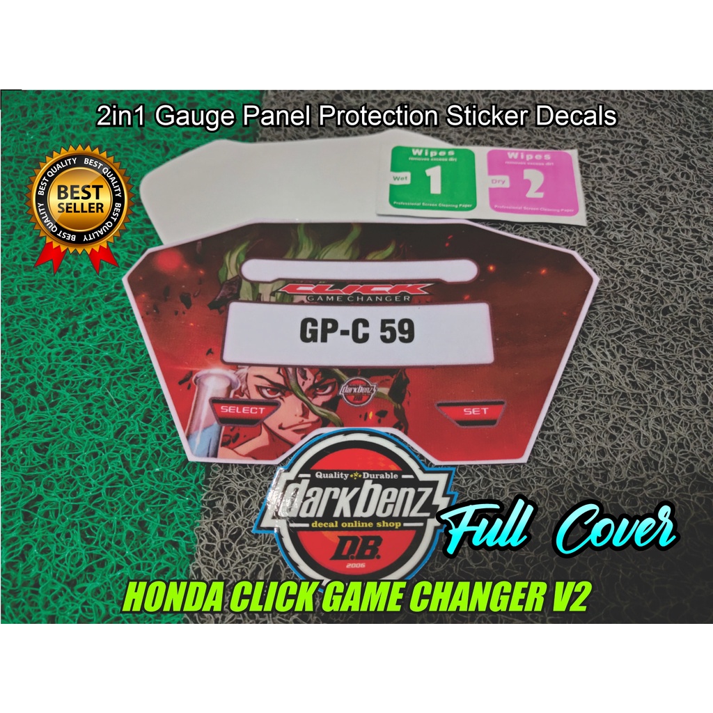 C-SERIES - Honda Click GC Full Gauge Panel Protector | 2-1 Clear and ...