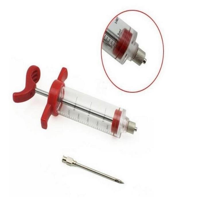 U HOME Marinade Injector Flavor Syringe Cooking Meat Poultry Turkey ...