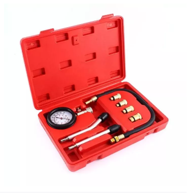 Petrol Engine Pressure Gauge Tester Kit Set Compression Leakage ...