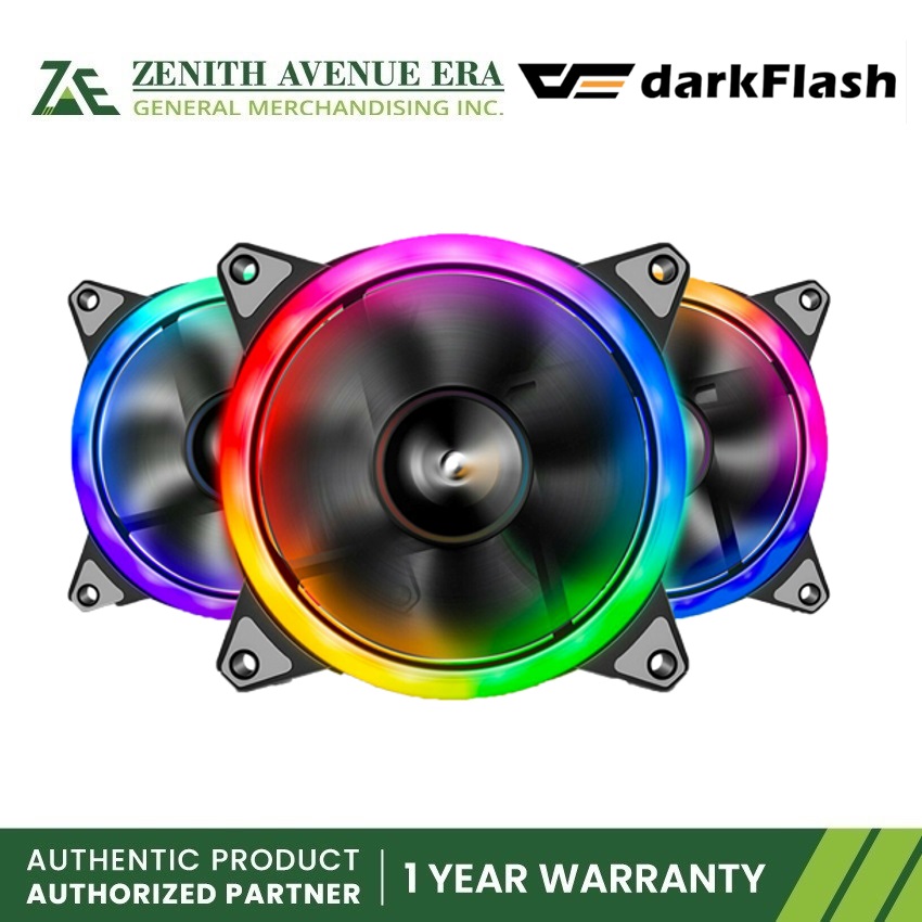 Darkflash DR12 PRO 3 in 1 120mm Addressable RGB LED Case Fan | Case Fan ...