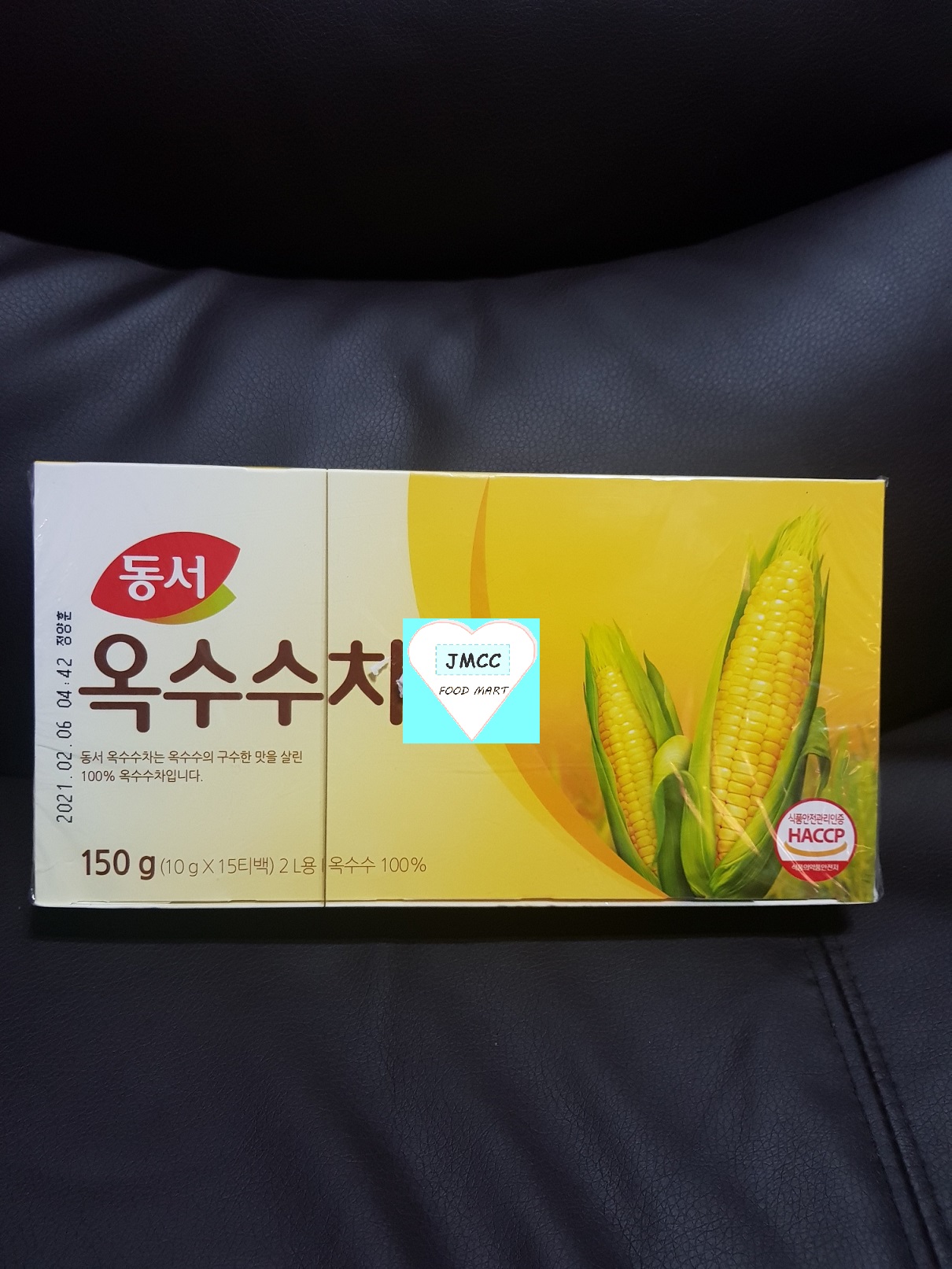Korean Corn Tea Bags 150g 10g x 10 teabags OKSUSU CHA Korean Foods ...