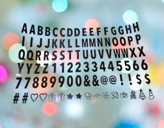 CHAINSHOP Light UP Letter Box Cinematic LED Sign LETTERS ONLY (15X20 CM ...