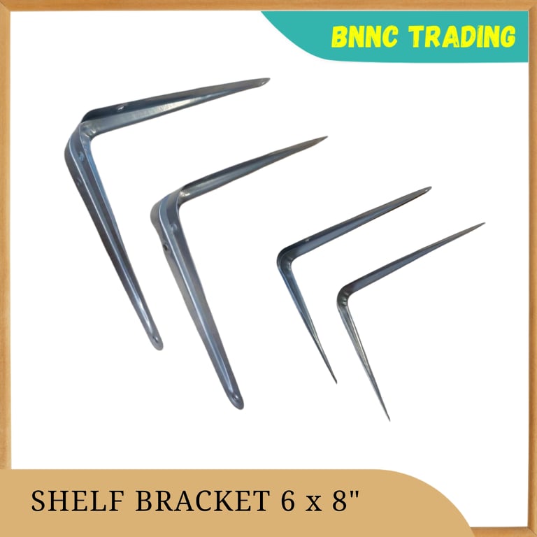 HEAVY DUTY SHELF BRACKET WALL ELBOW BRACKET L TYPE BRACKET GRAY / WHITE ...