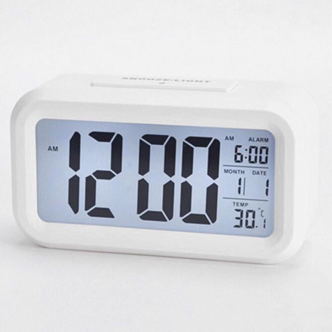 🔥100% ORIGINAL NEW ARRIVAL Small LED Digital Alarm Clock With Snooze ...