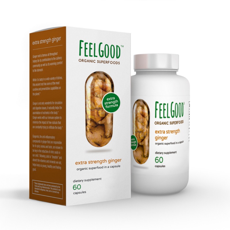 Feel Good Organic Ginger Capsule 240 Capsules | Lazada PH