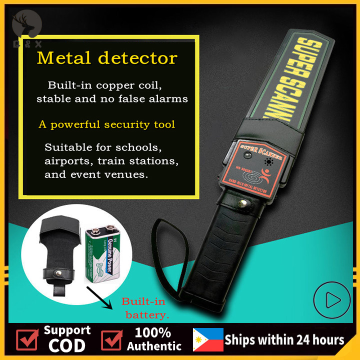 Portable Handheld Metal Detector Sound Alarm Vibration Security ...