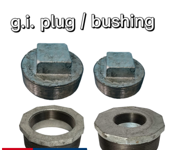 G.I Plug & Bushing S-40 MAKAPAL G.I Pipe Fittings |ize 3", 4" ＆ 3x2 ...