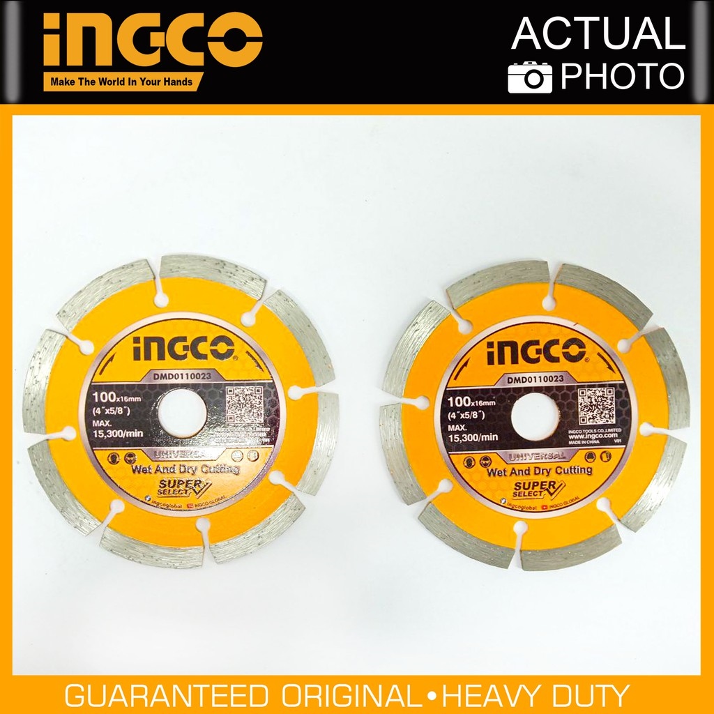 Ingco DMD0110023 4 Diamond Cutting Disc Wet Dry SUPER SELECT H | Lazada PH