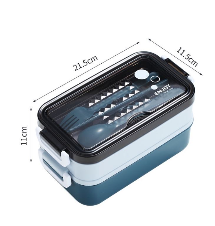JQHS | Double-layer Bento Box Leakproof Lunch Boxes | Lazada PH
