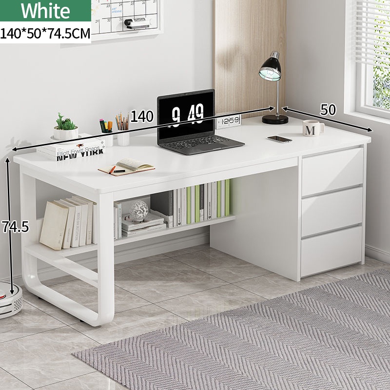 Computer table with drawer Study table with Shelf office table desk for ...