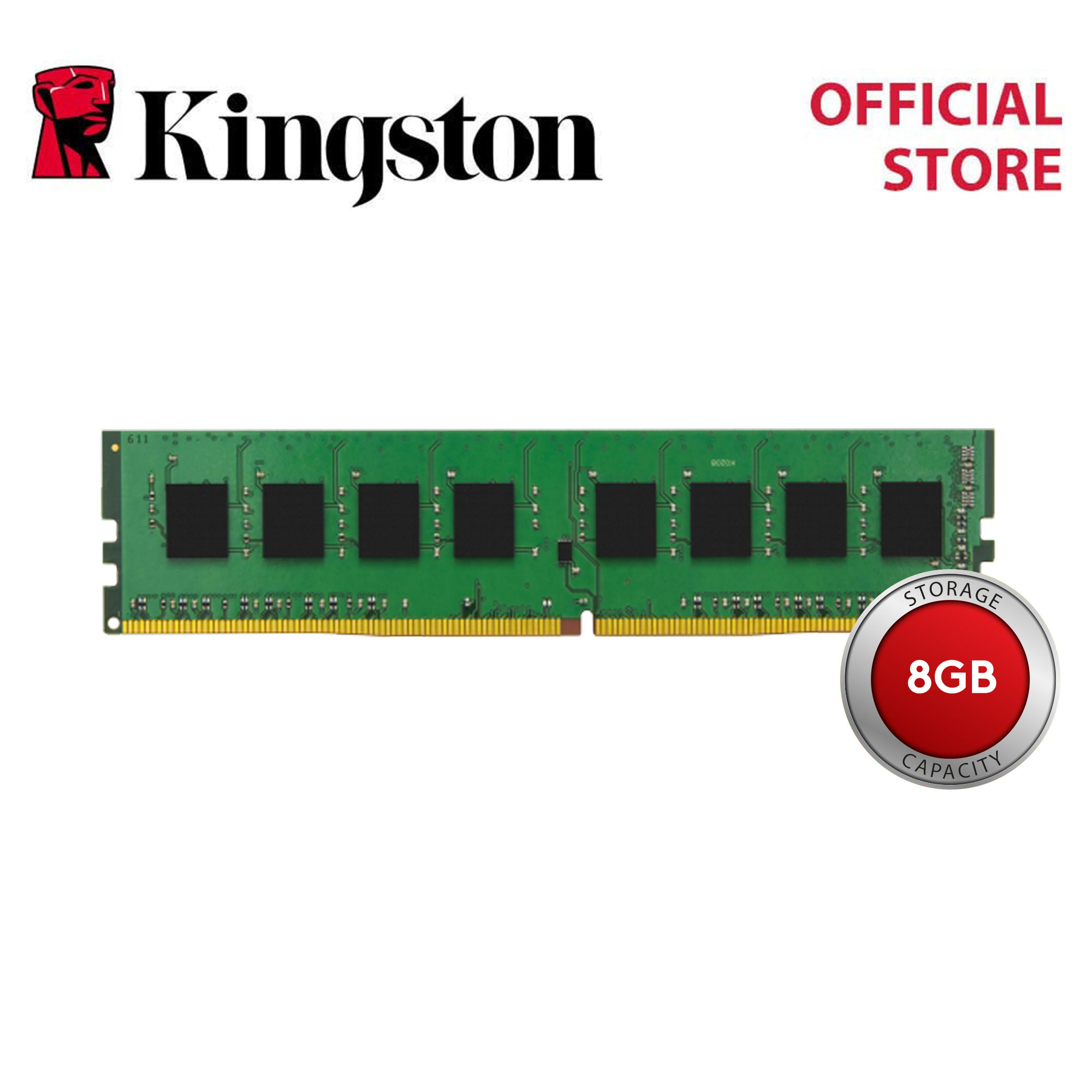 Kingston DRAM 8GB DDR4 2666MHz CL 19 288 Pin DIMM Desktop Memory ...
