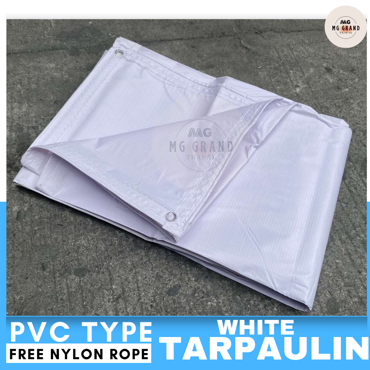 LIMITED STOCKS! 6x6ft White PVC Type Trapal Water Resistant and Sun ...