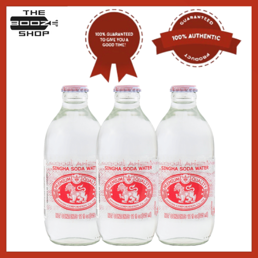 Singha Soda Water 325ml x 3 | Lazada PH