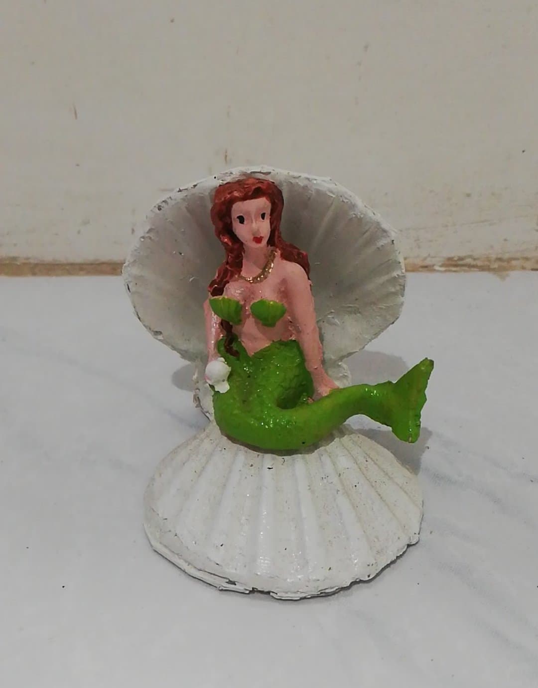 MERMAID IN A SHELL AQUARIUM DECORATION | Lazada PH