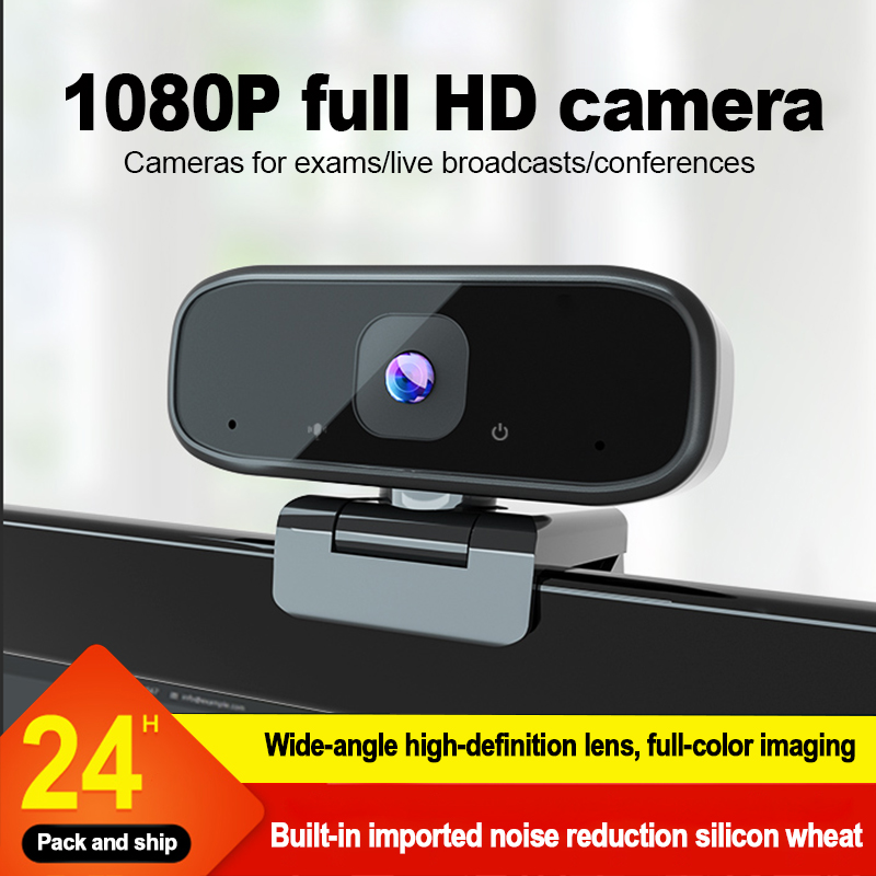 Webcam for Laptop 1080P 4K Full HD Camera With Microphone USB Plug Web ...