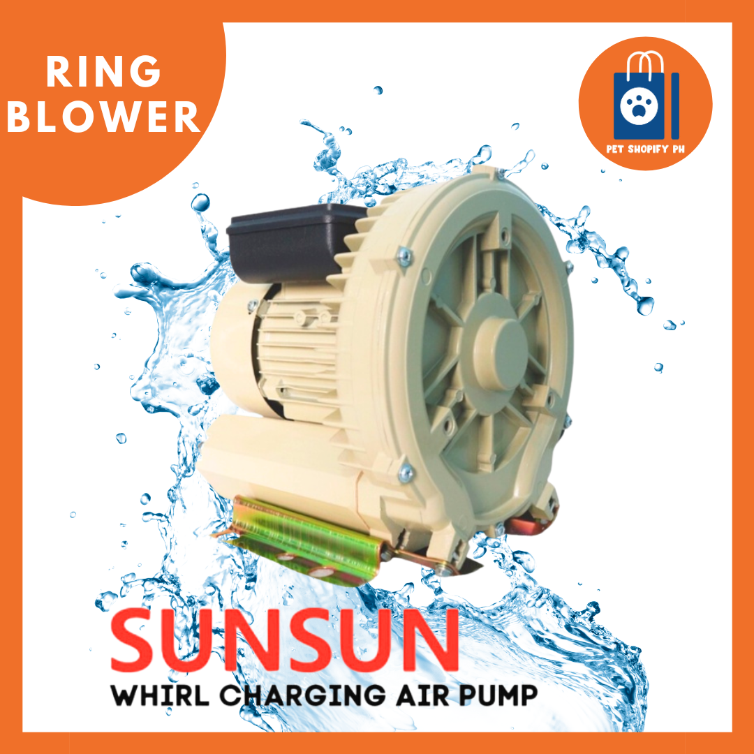 SUNSUN RING BLOWER Aquarium Tank Whirl Charging Air Pump Blower (AIR ...