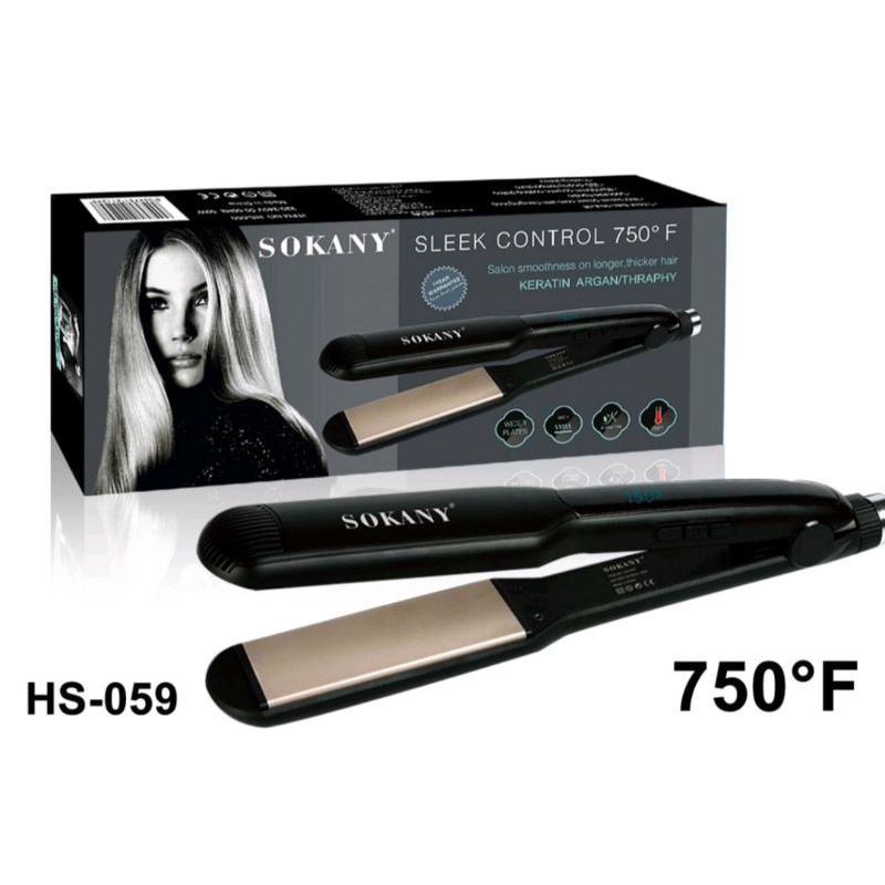 U&uSokany Hair Iron for Rebonding and Brazillian 750F | Lazada PH