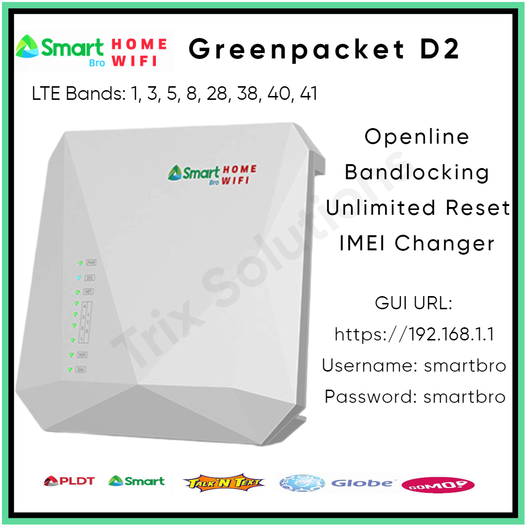 PLDT Home WiFi Prepaid CAT 6 LTE-Advanced - GreenPacket D2 | Lazada PH