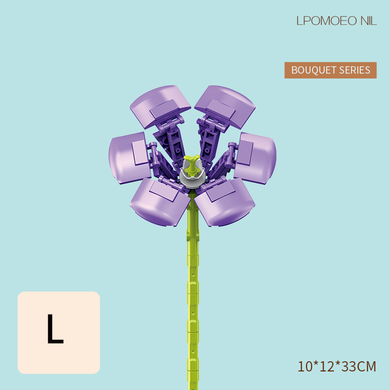 Building Block Flower Bouquet Lego Flowers Birthday Gift DIY Blocks ...