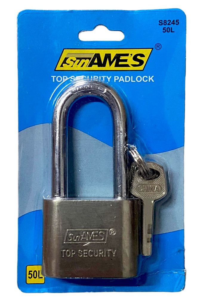 SunAMES Top Security Padlock Heavy Duty Lock S8247 60L (Long) | Lazada PH