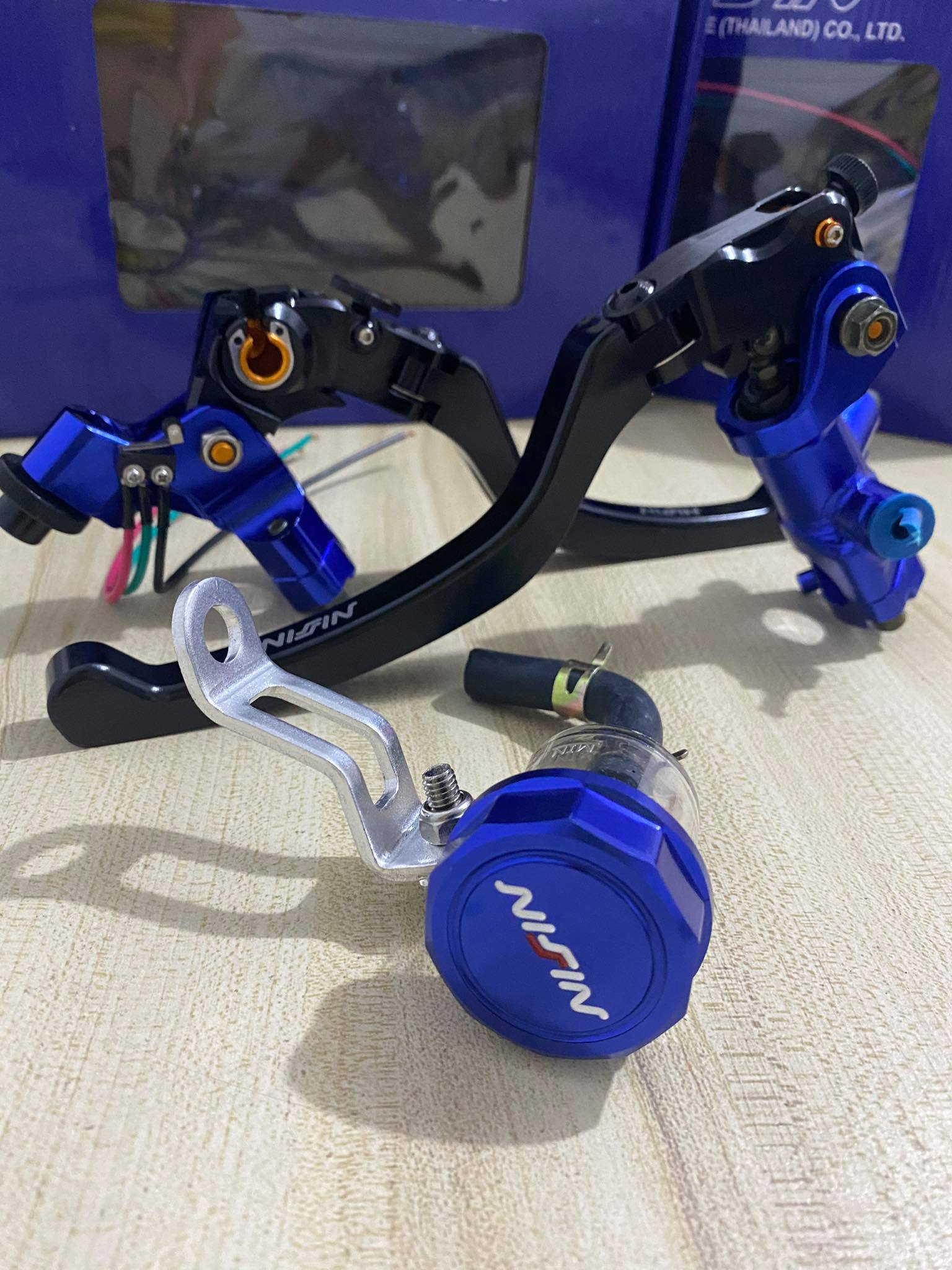 NISSIN Thailand Master Brake Lever Assembly Left & Right Black/Blue ...