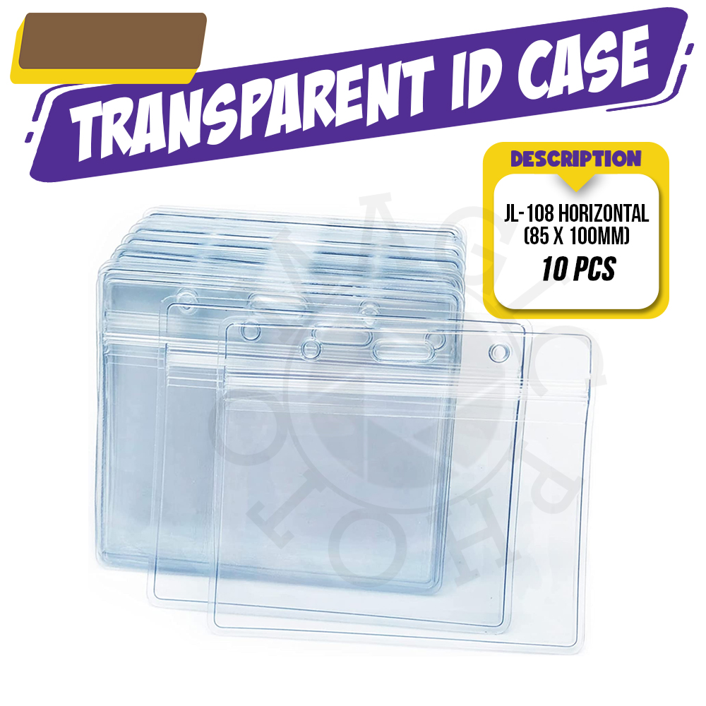 Magic photo Transparent Plastic ID Holder with Zip Lock ID Case ...
