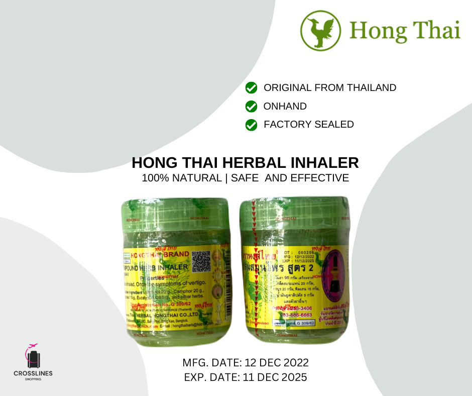 HONG THAI HERBAL INHALER (Original from Thailand) SOLD PER PIECE - exp ...