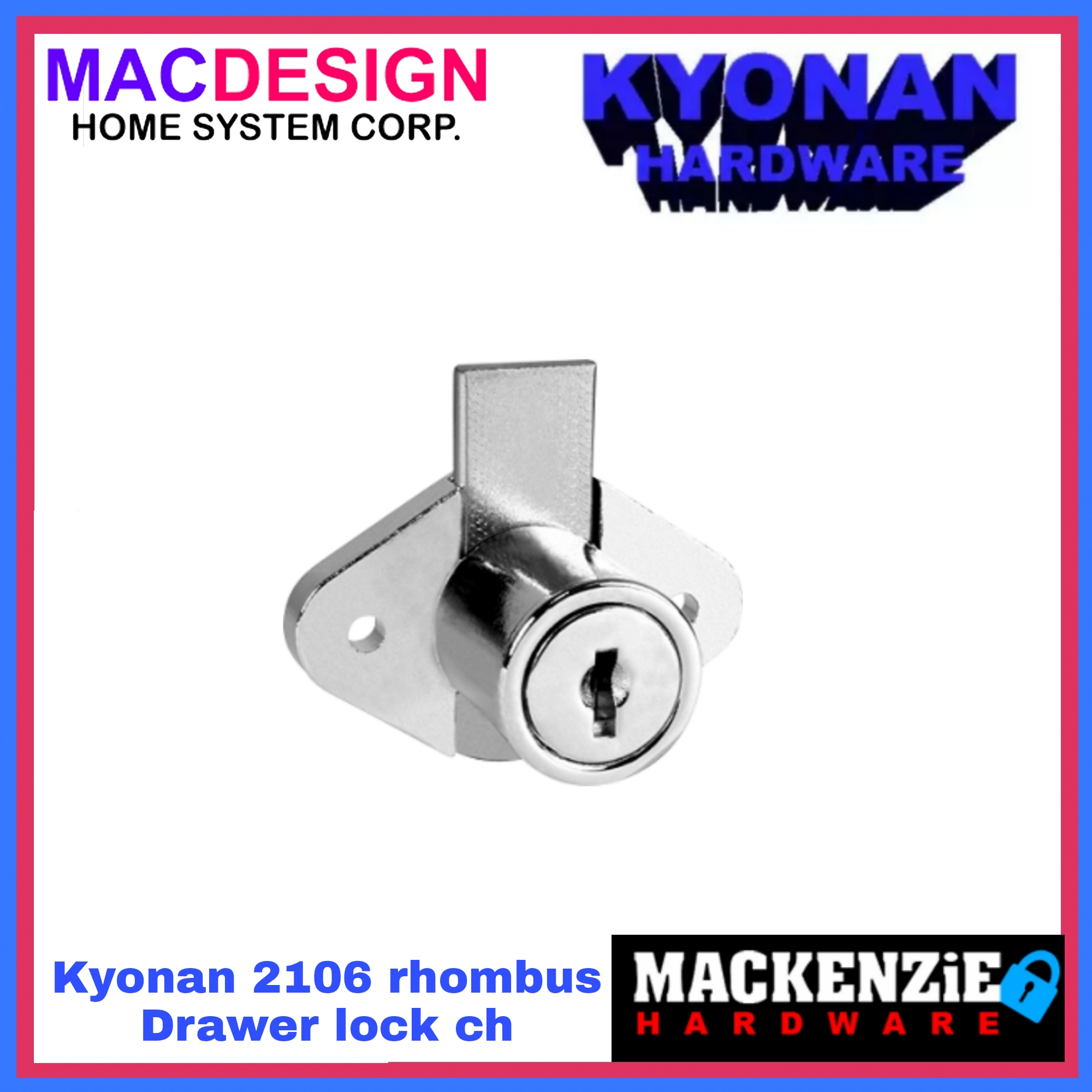 KYONAN 2106 RHOMBUS DEAD BOLT DRAWER LOCK MACDESIGN HOME (OFFICIAL ...