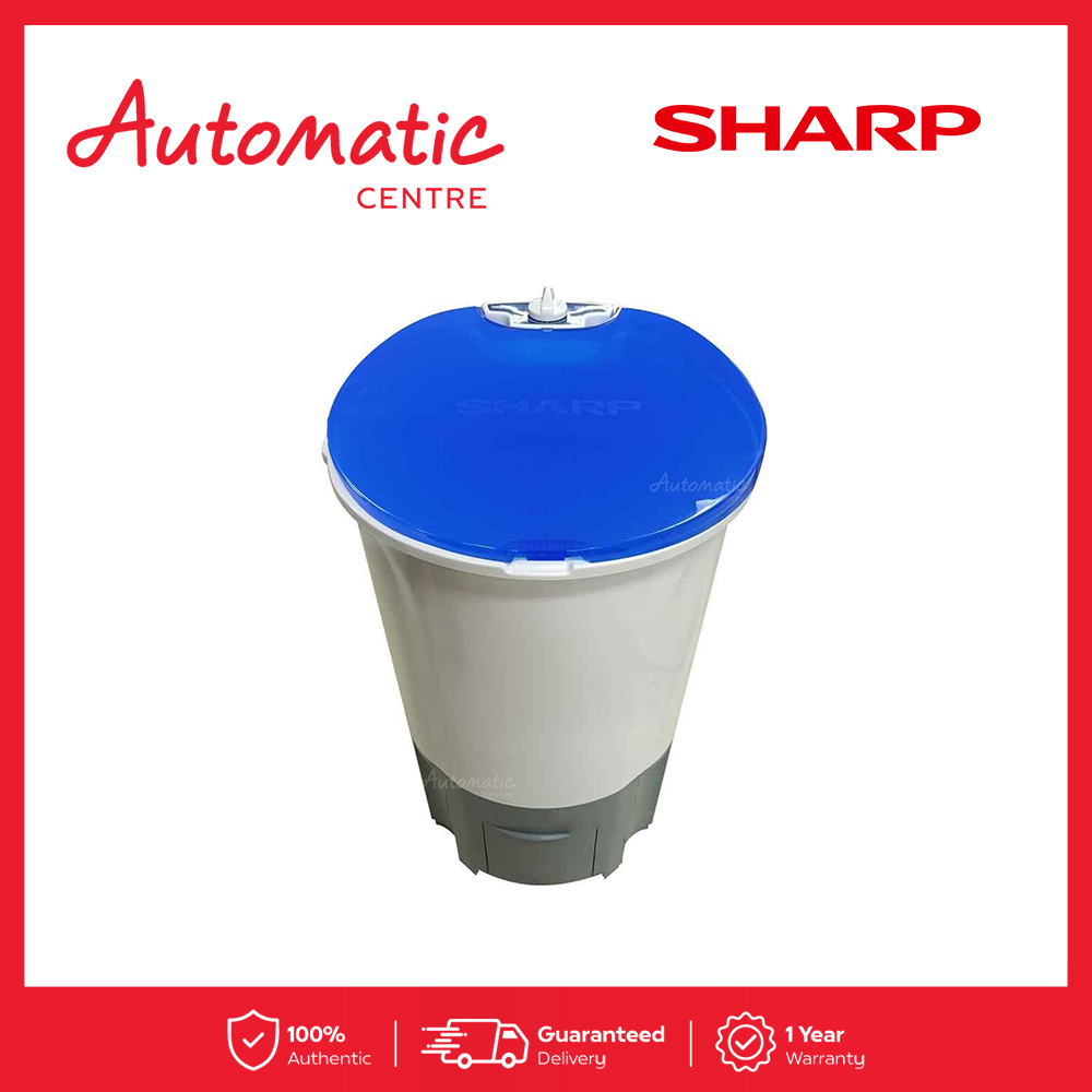 Sharp ES WP55 BL 5.5kg Singe Tub Plastic Body Washing Machine with Rat ...