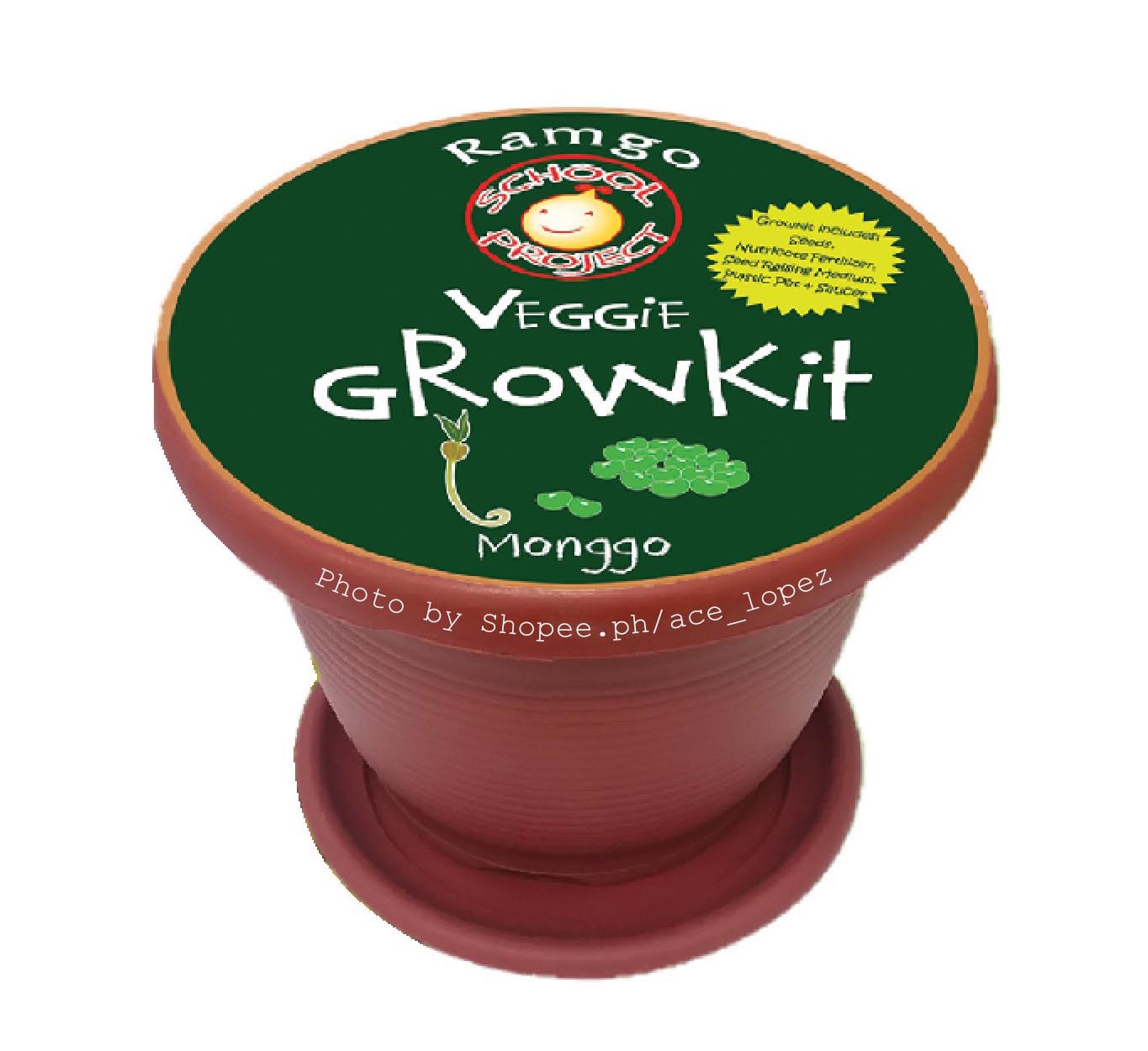 Ramgo Grow Kit - Basil Rocket Aragula Italian Parsley | Lazada PH