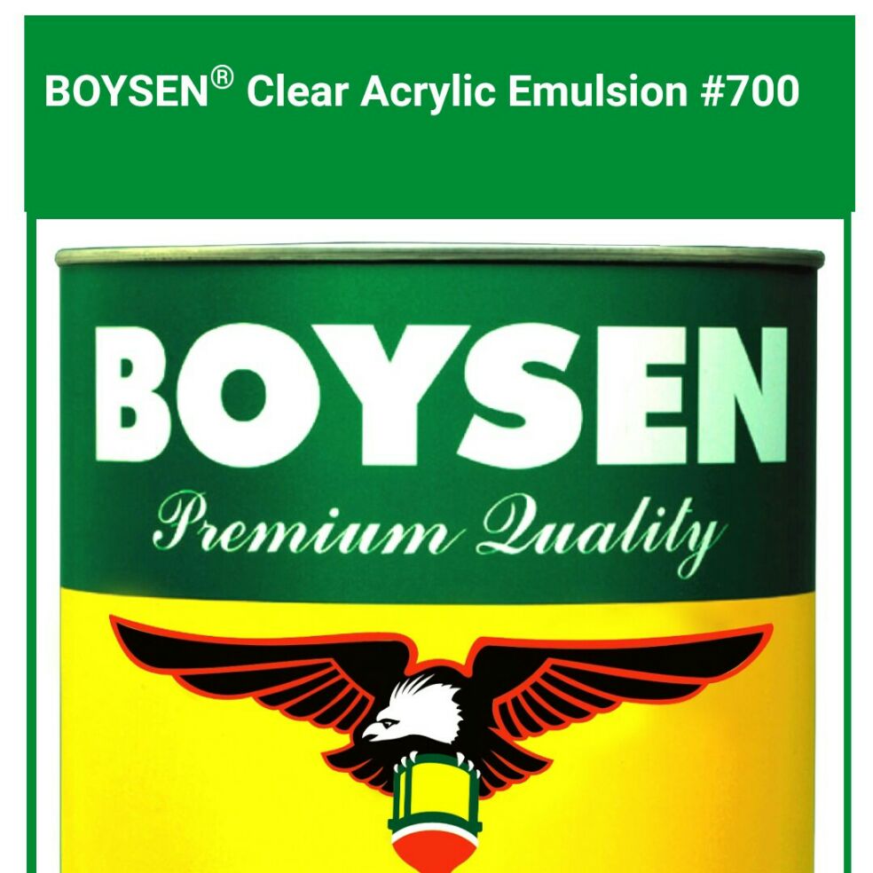BOYSEN CLEAR ACRYLIC EMULSION #700 (1 LITER) | Lazada PH
