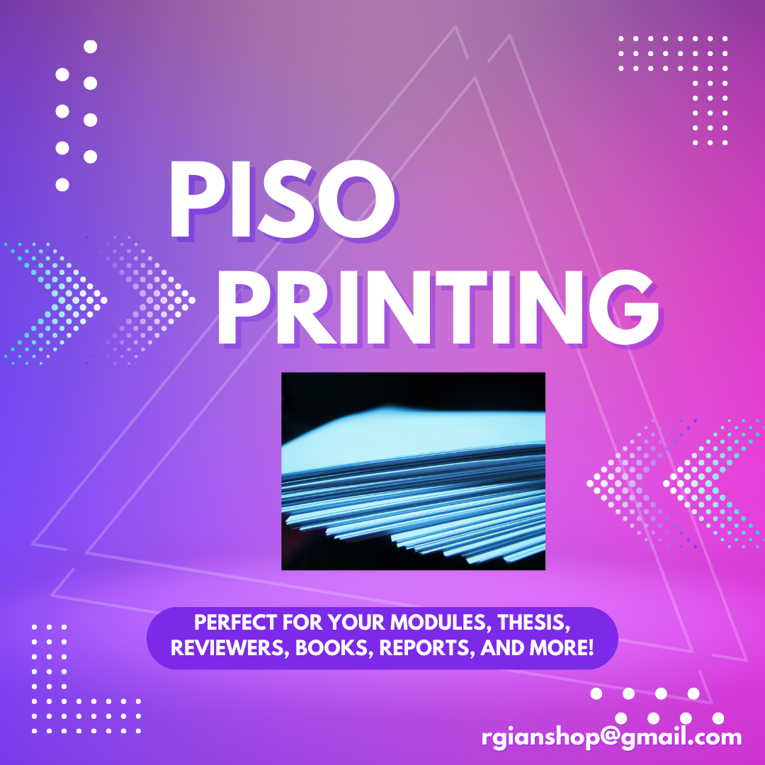 PISO PRINT | Lazada PH