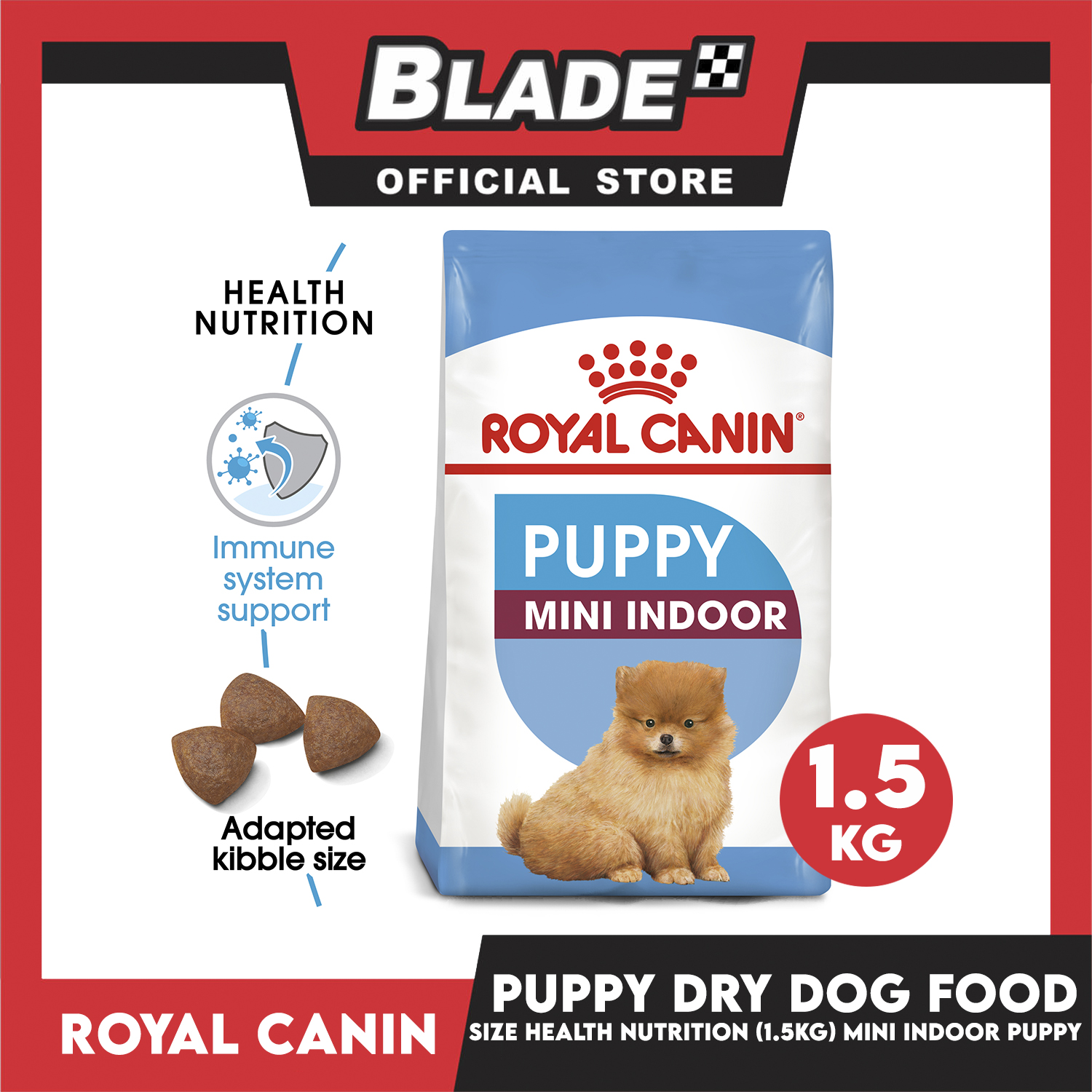 Royal Canin Size Health Nutrition Mini Indoor Puppy Dry Dog Food 1 5kg Royal Canin Size Health Nutrition Mini Indoor Puppy Dry Dog Food 1 5kg