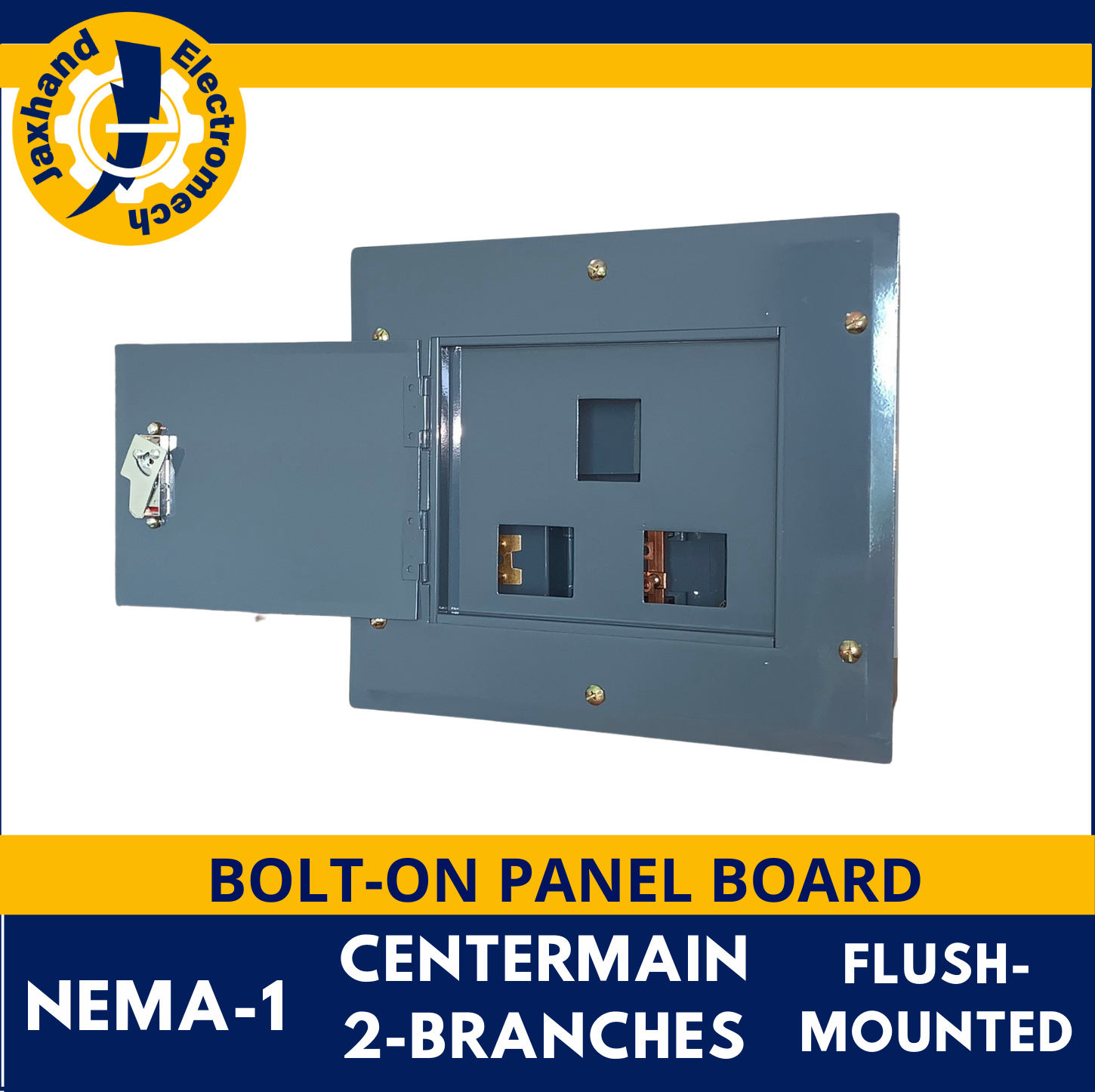 Panel Board 2 Branches Bolt-On Type Center-Main Flush-Mounted Gauge #16 ...