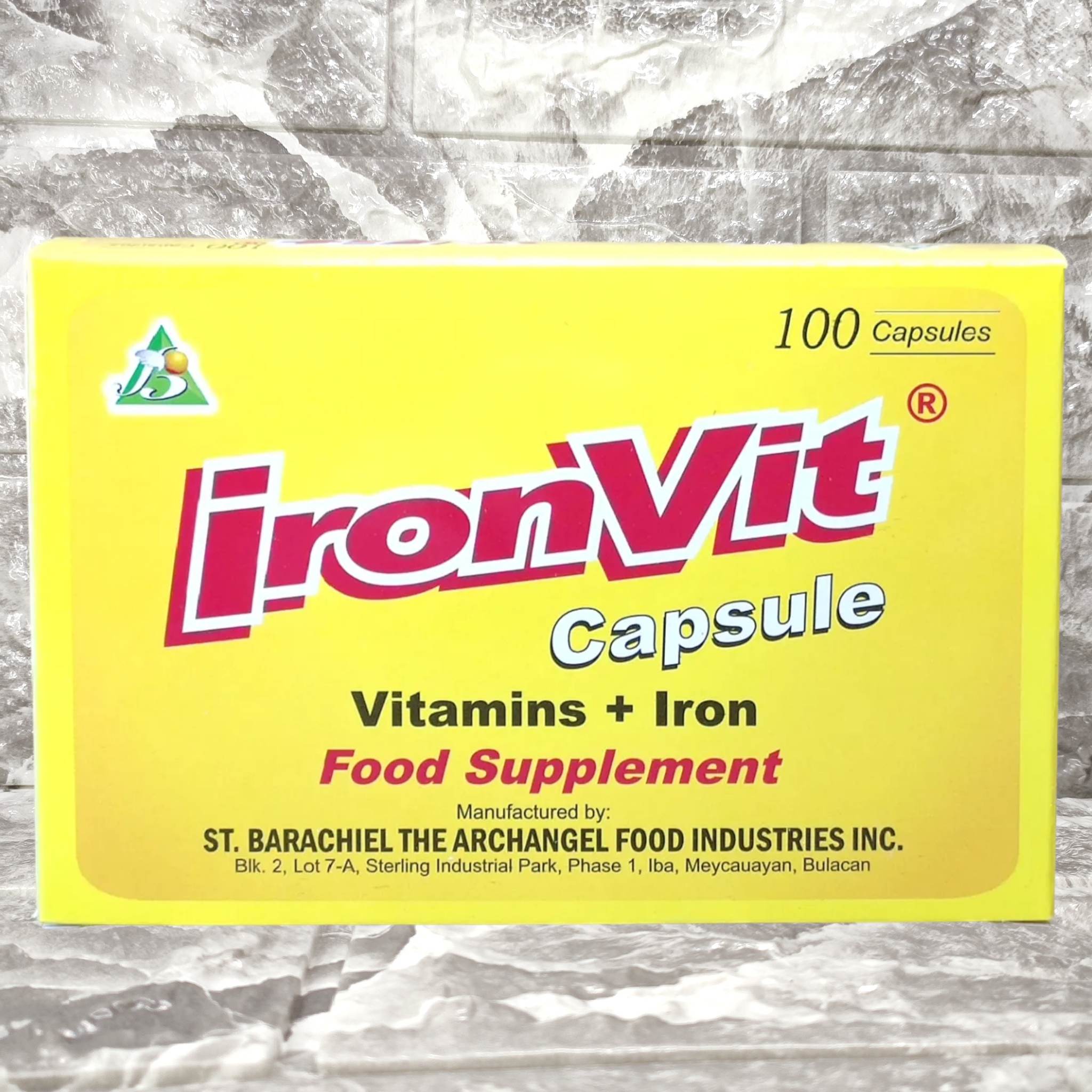 IRONVIT (Vitamins + Iron) 100 Capsules | Lazada PH
