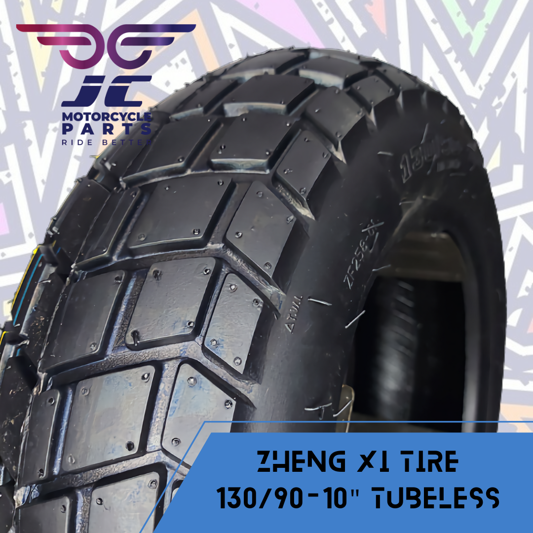 TIRE 130/90-10 TUBELESS ZHENG XI ( FOR SUZUKI BURGMAN YAMAHA BWS ...
