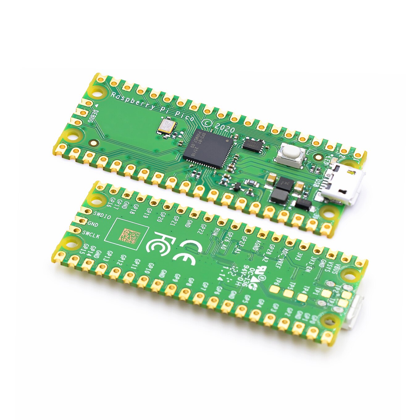 For Raspberry Pi Pico RP2040 Microcontroller Chip Dual-Core Arm Cortex M0+ Processor Low-Power ...